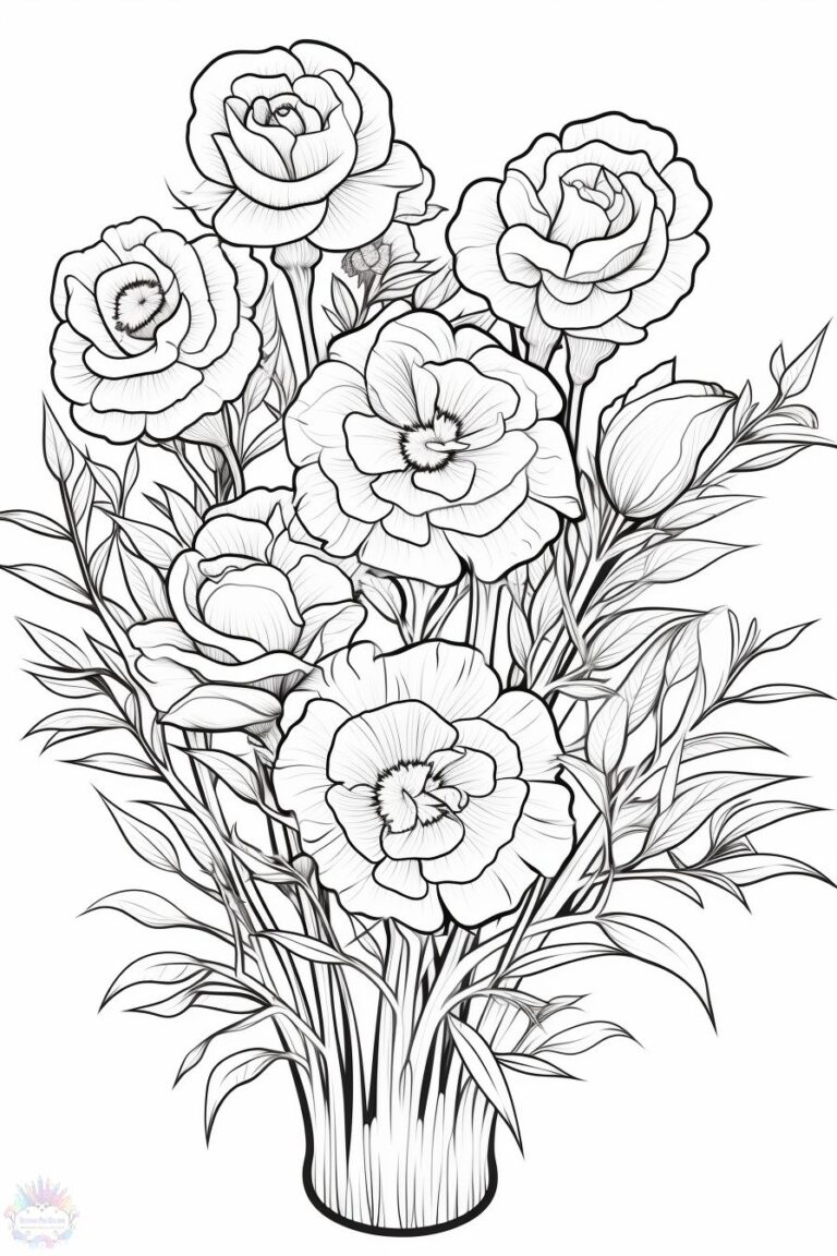 Rosa Para Colorir + De 35 Desenhos Para Imprimir e Pintar