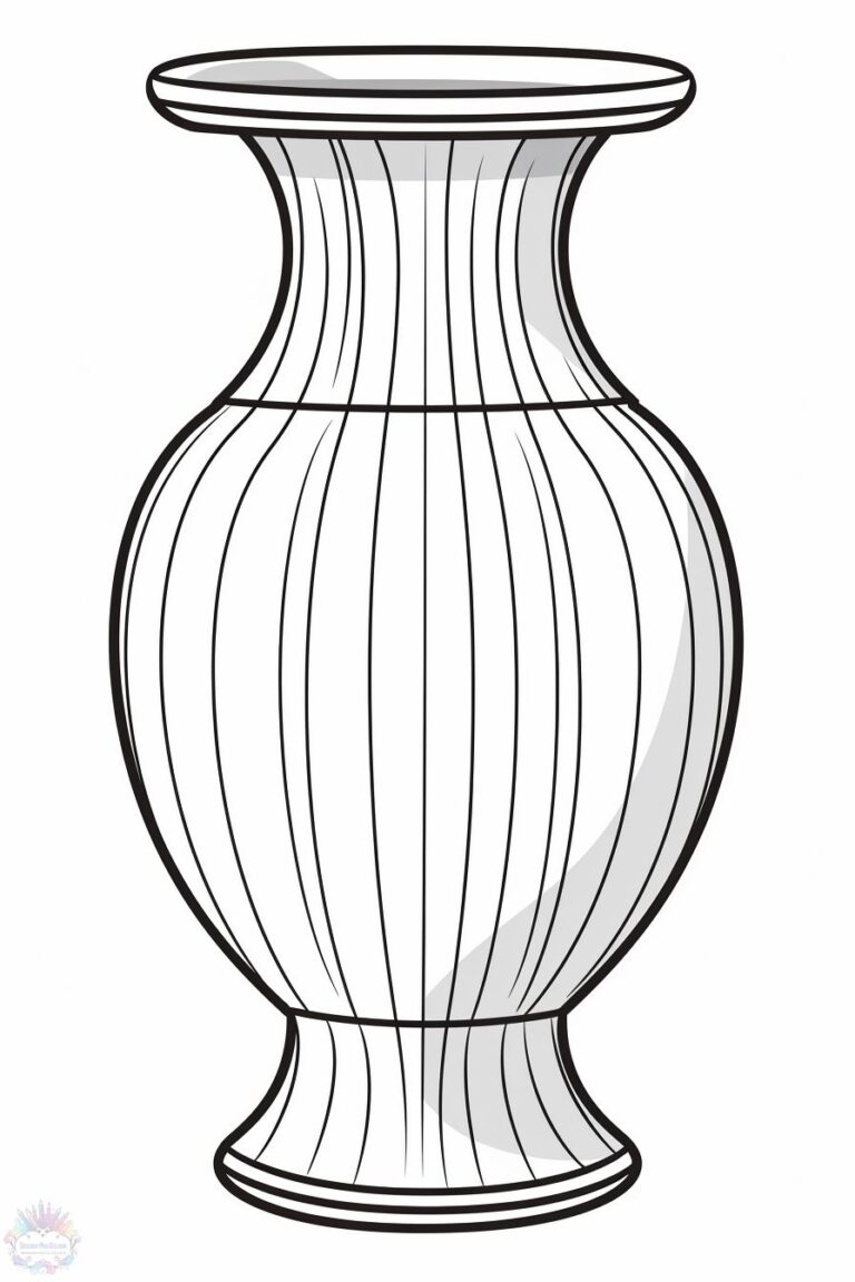 Vaso Para Colorir - Dezenas de Vasos Decorados Para Você Pintar