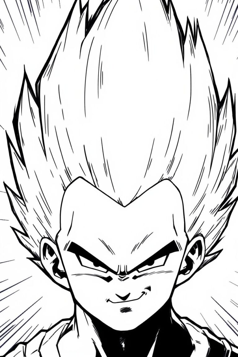 Vegeta para Colorir + De 40 Desenhos Para Imprimir e Pintar