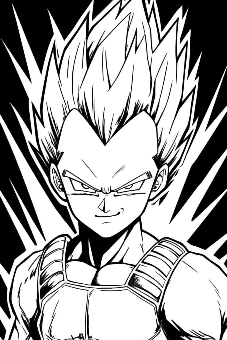 Vegeta para Colorir + De 40 Desenhos Para Imprimir e Pintar