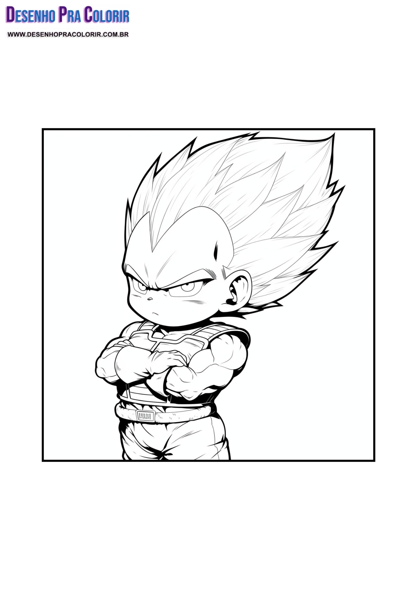 Vegeta para Colorir + De 40 Desenhos Para Imprimir e Pintar