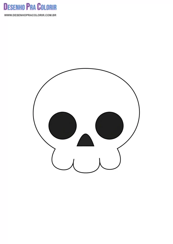 Caveira Para Colorir+ De 100 Desenhos Para Imprimir e Colorir