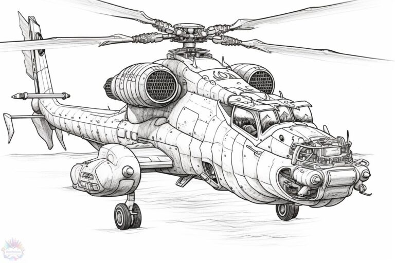 Helicóptero Para Colorir + De 40 Desenhos Para Imprimir e Pintar