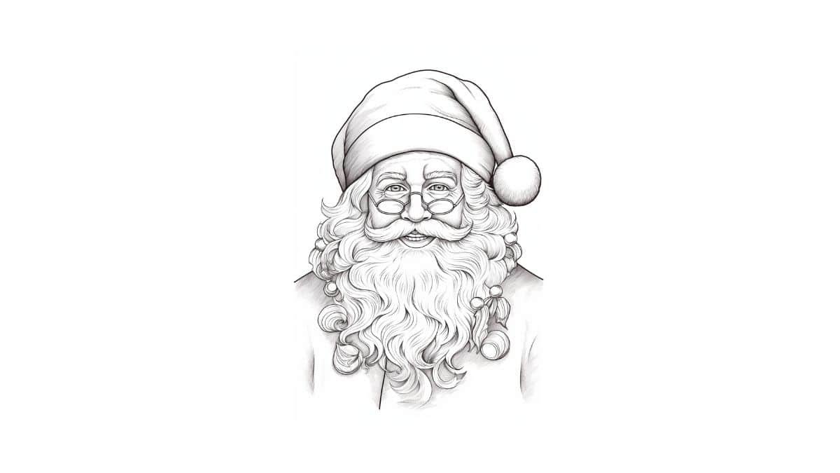 Desenho De Papai Noel Alemao Para Colorir