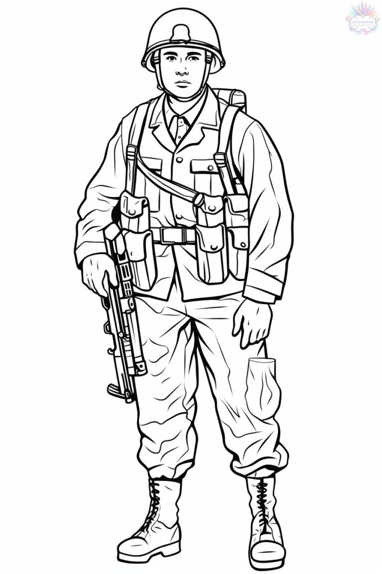 Soldado Para Colorir + De 30 Desenhos Para Imprimir e Pintar