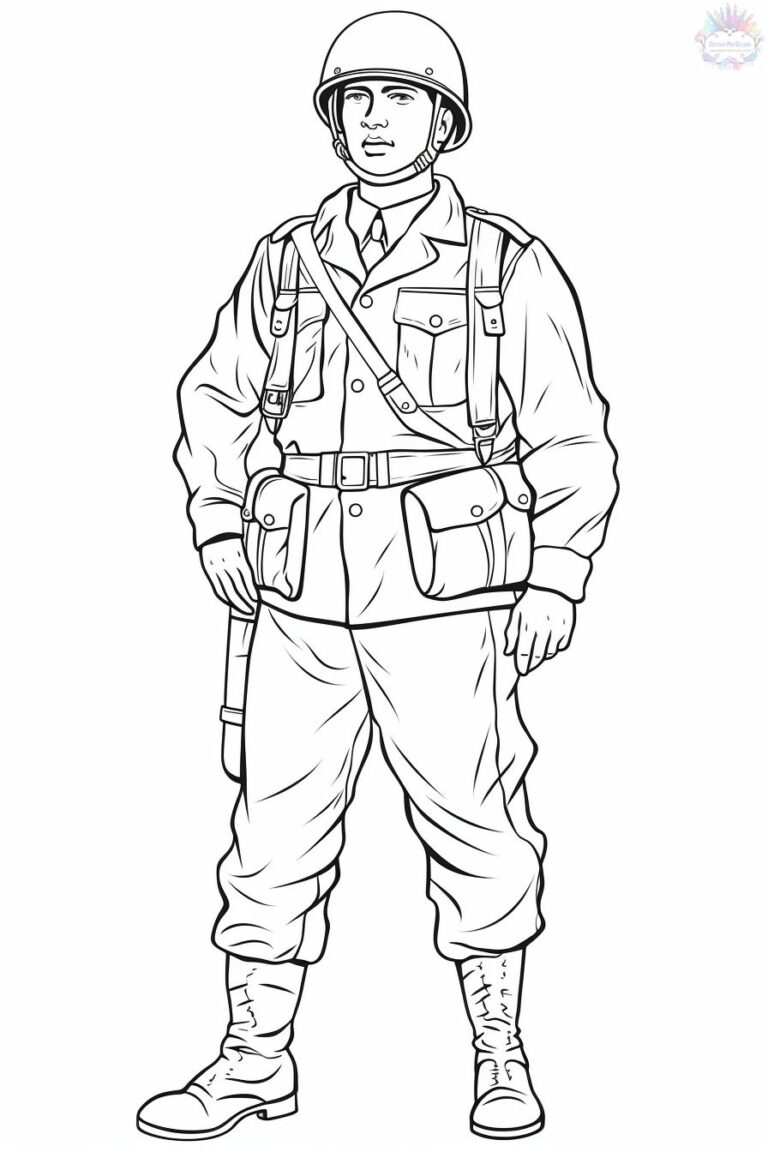 Soldado Para Colorir + De 30 Desenhos Para Imprimir e Pintar