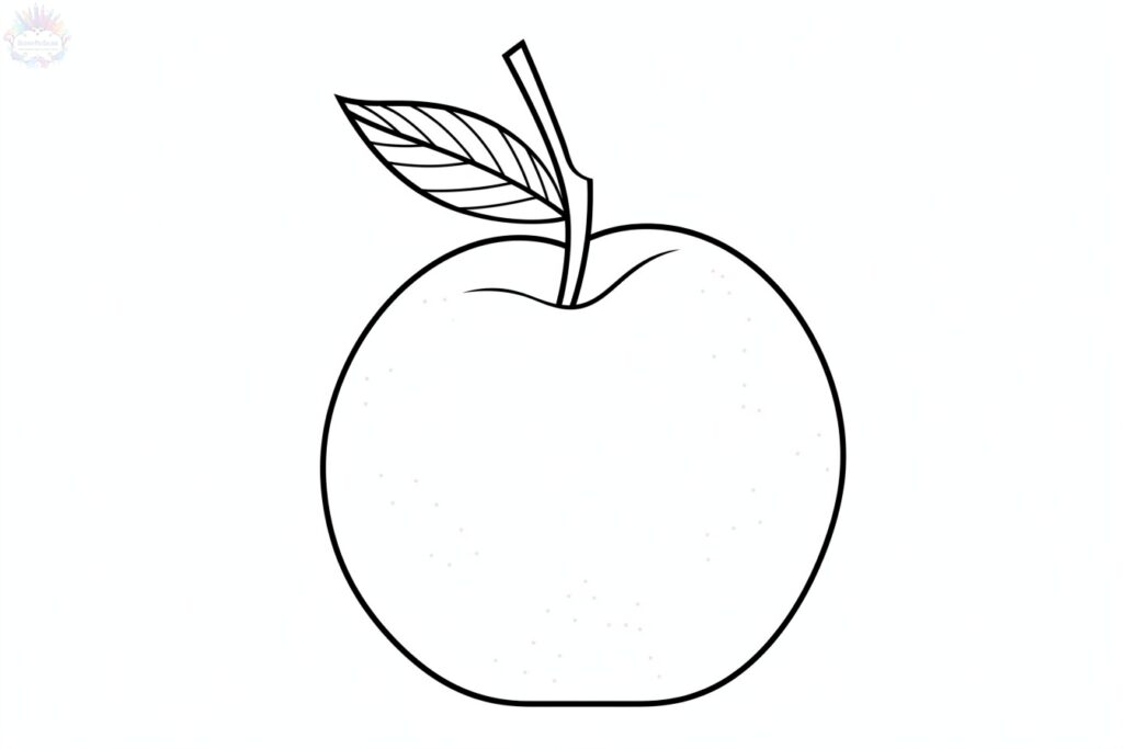 Apple Coloring Pages