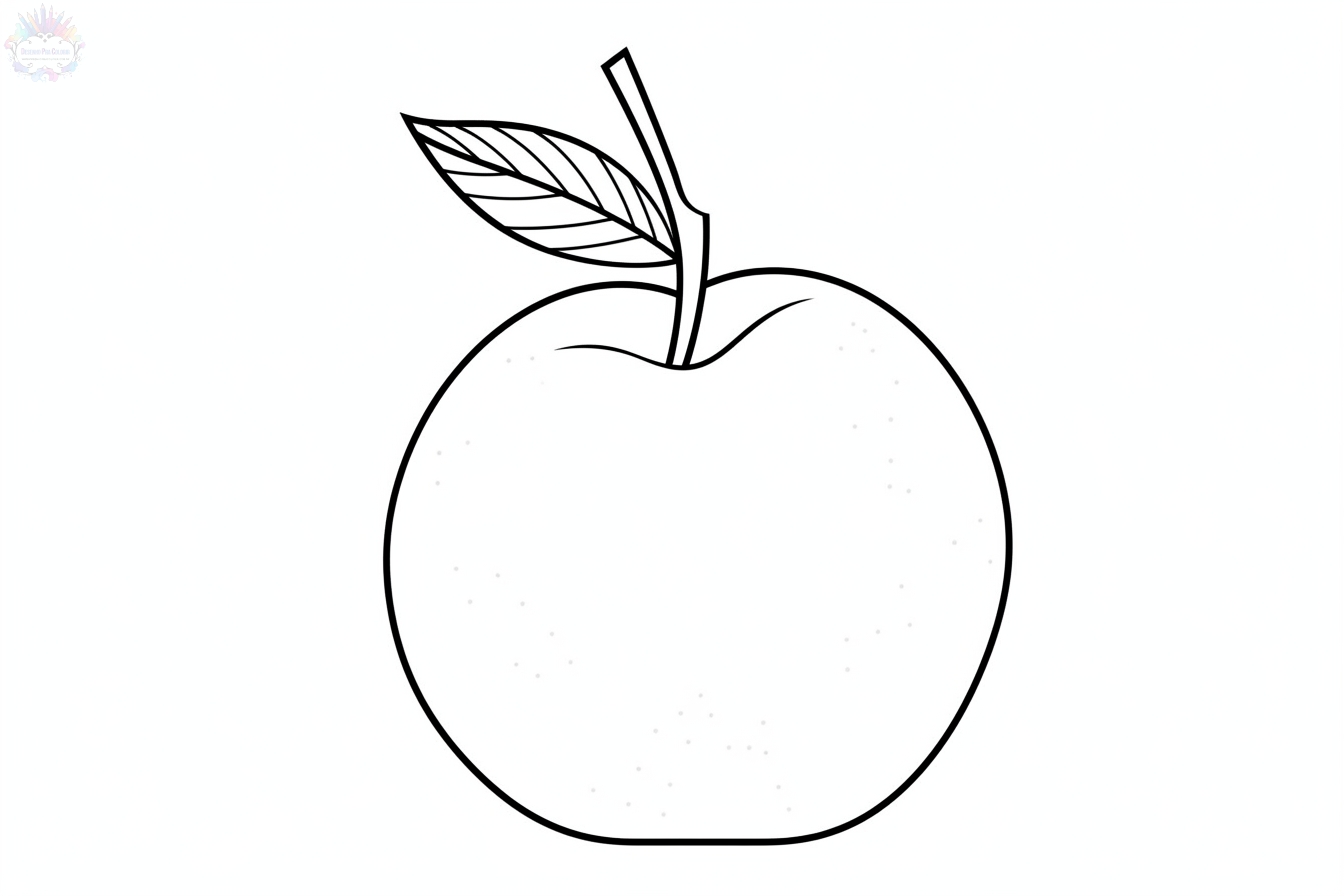 Apple Coloring Pages