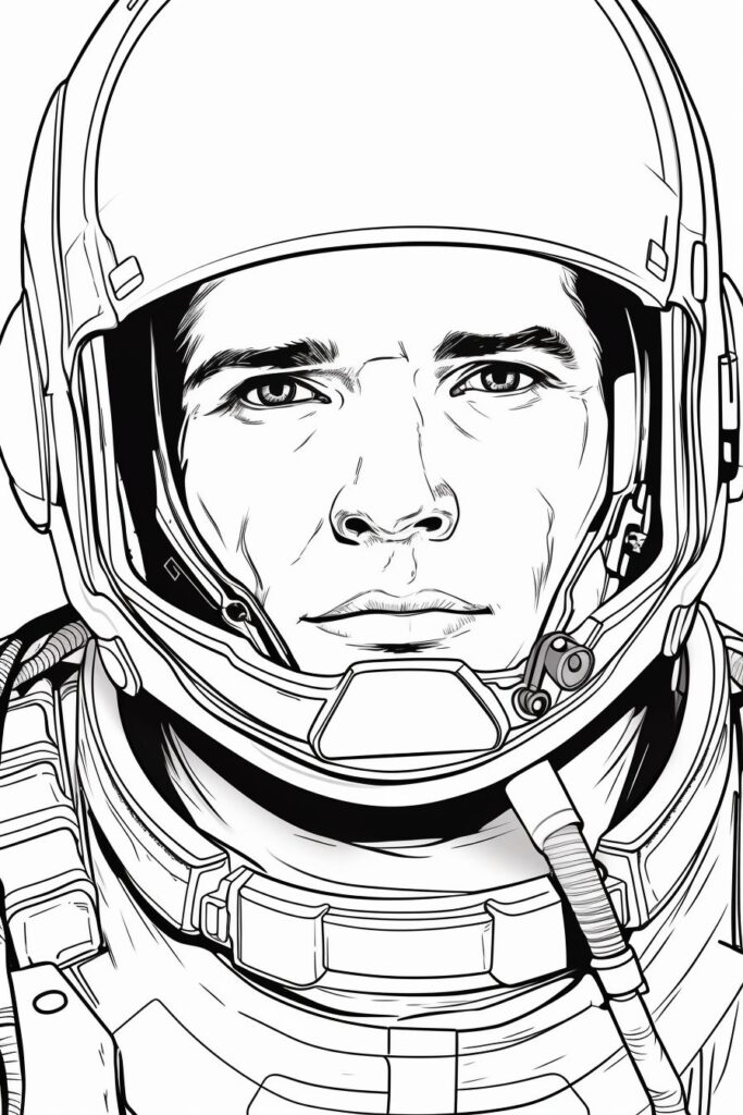 Astronaut Coloring Pages