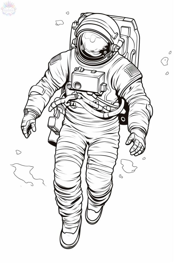 Astronaut Coloring Pages