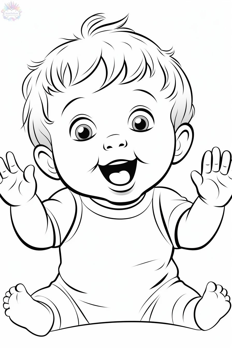 Baby Coloring Pages