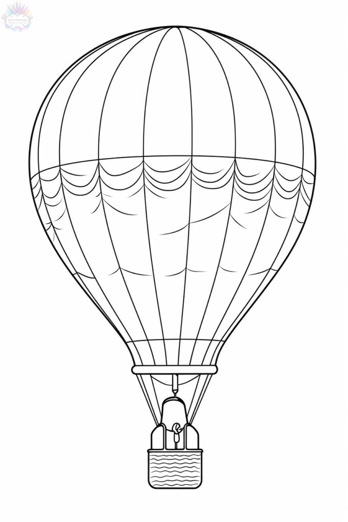 Balloon Coloring Pages