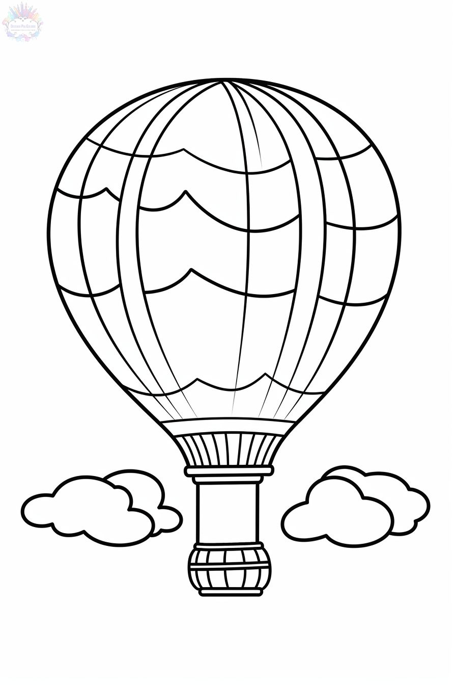 Balloon Coloring Pages