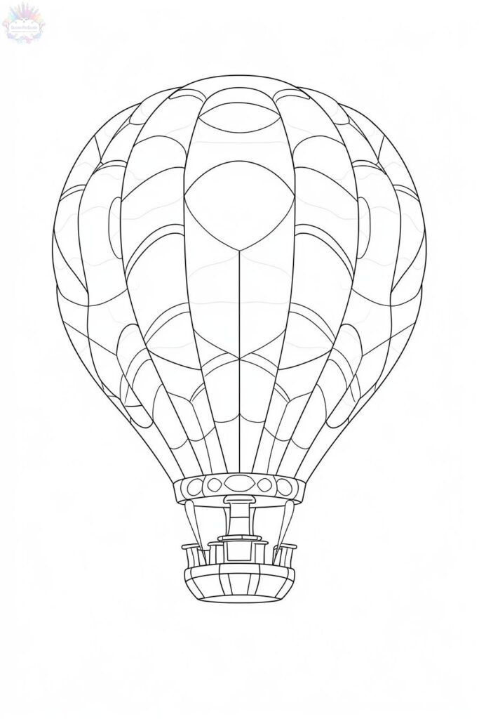 Balloon Coloring Pages