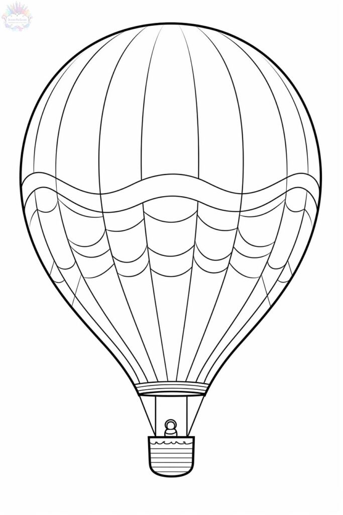 Balloon Coloring Pages