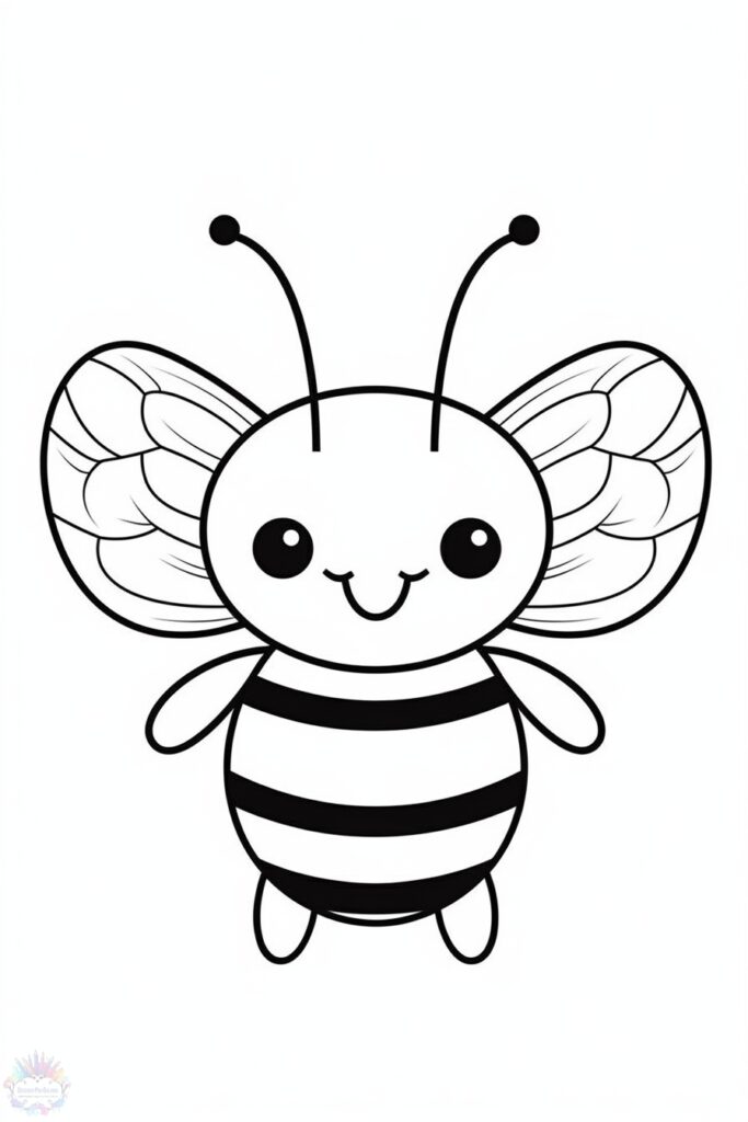 Bee Coloring Pages