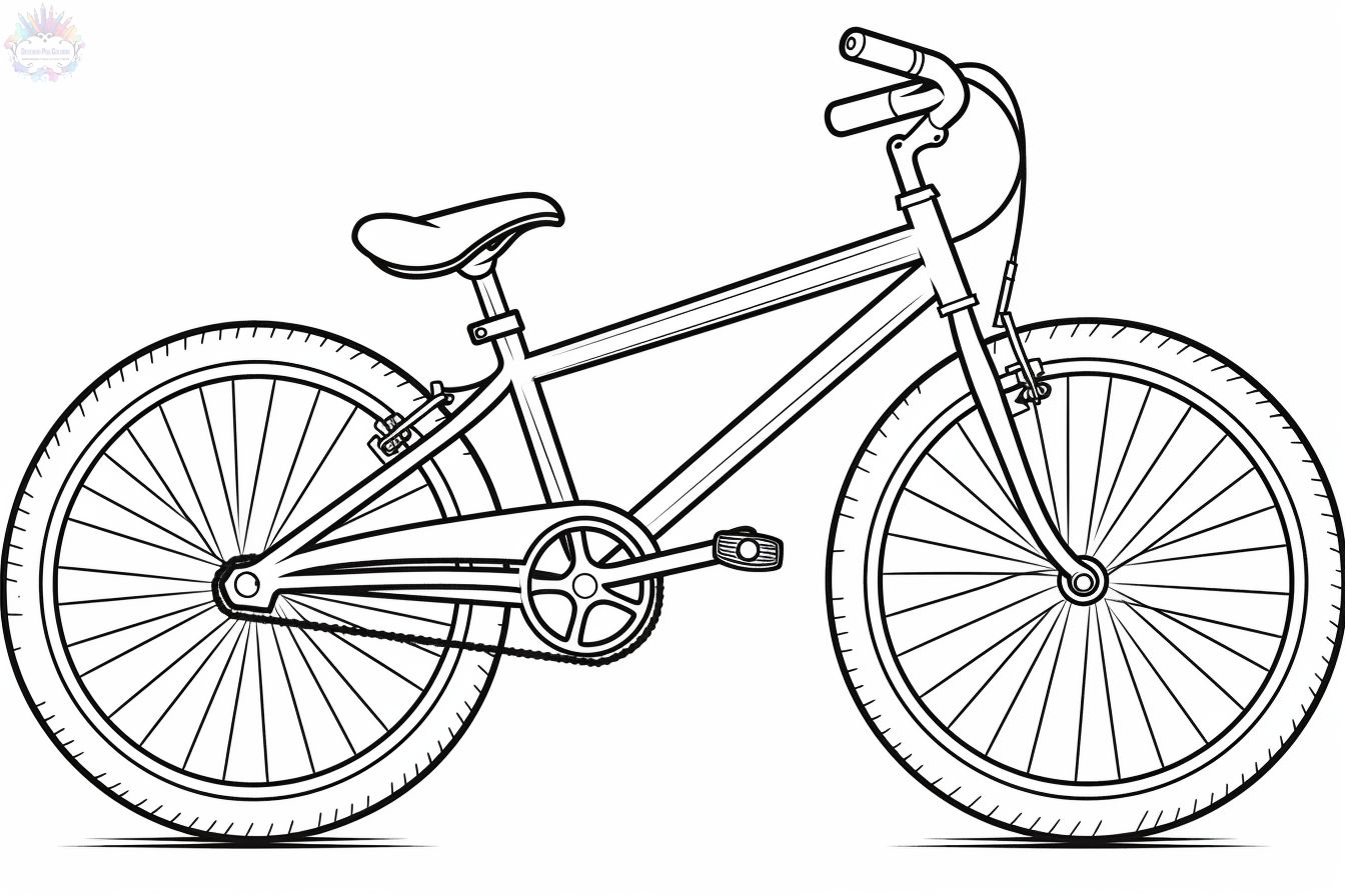 Bicycle Coloring Pages