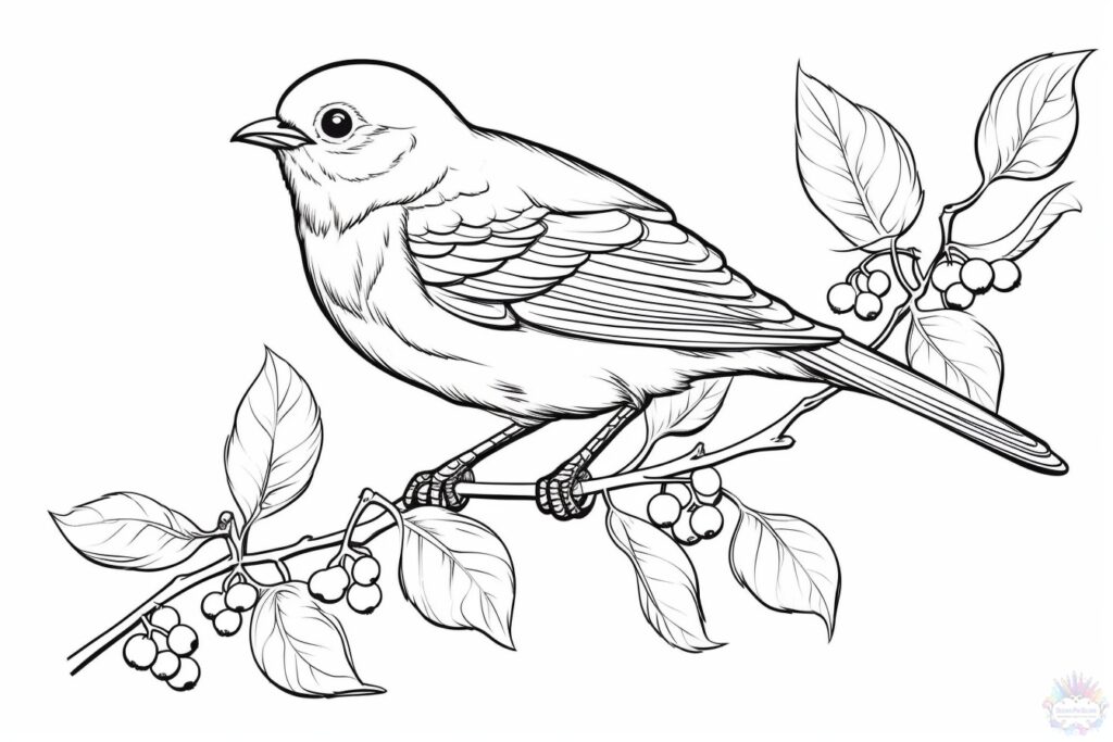 Birdie Coloring Pages