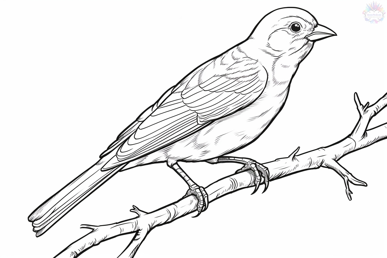 Birdie Coloring Pages