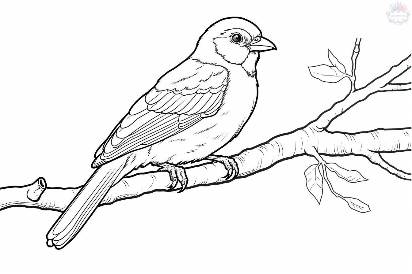 Birdie Coloring Pages