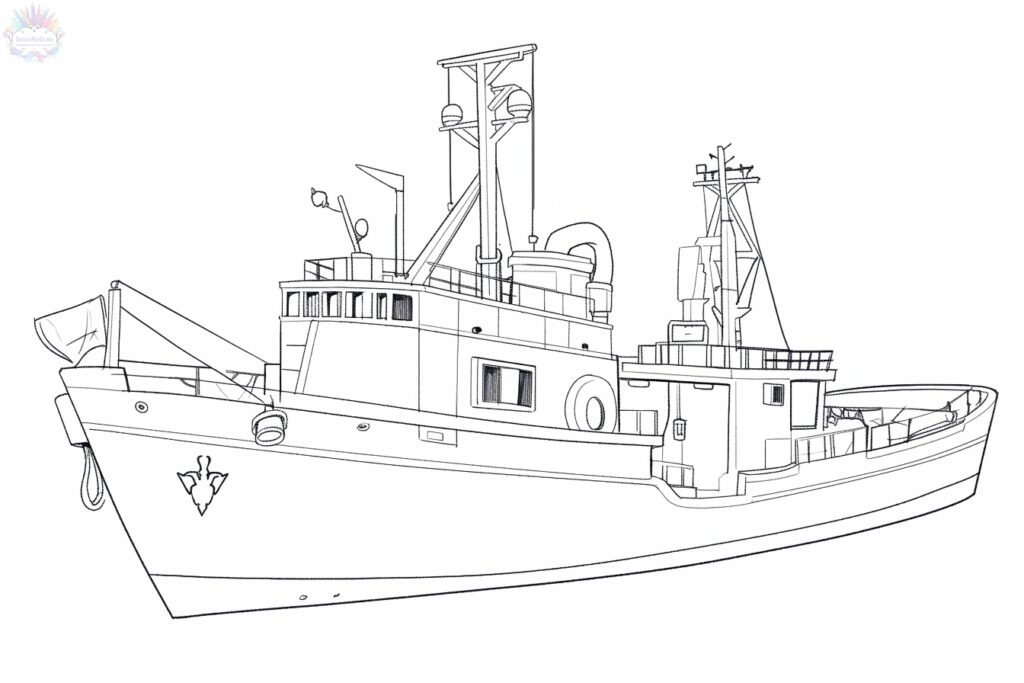 Boat Coloring Pages