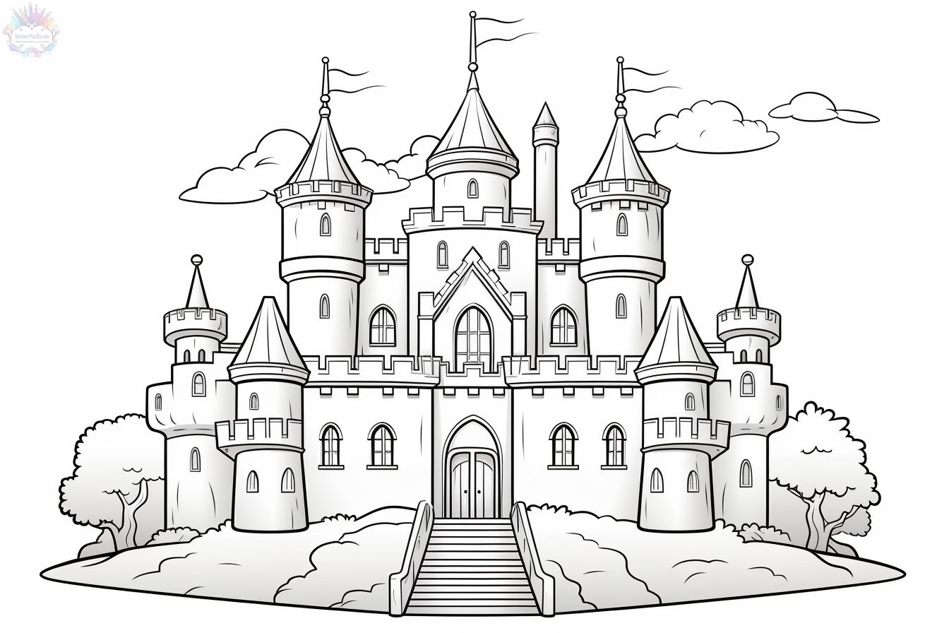 Castle Coloring Pages
