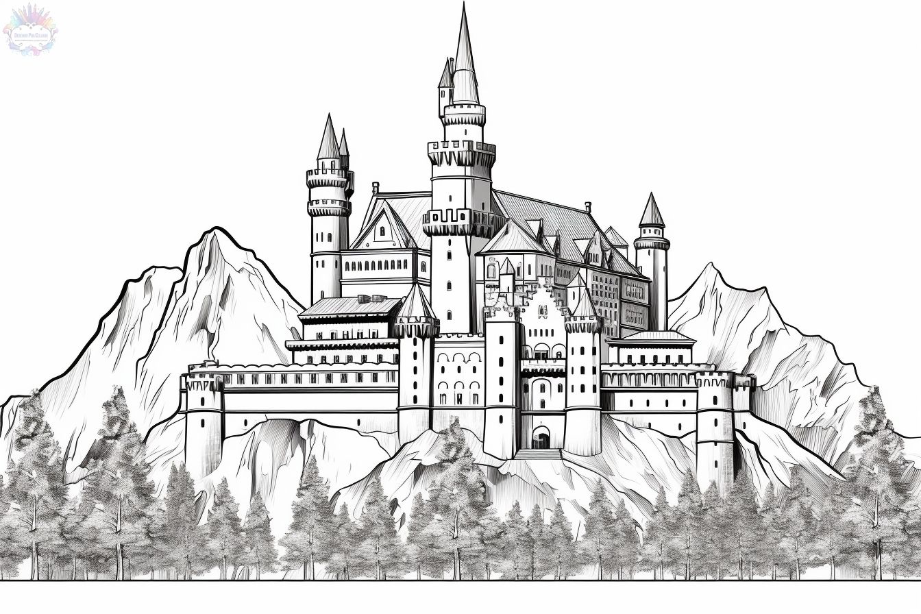 Castle Coloring Pages