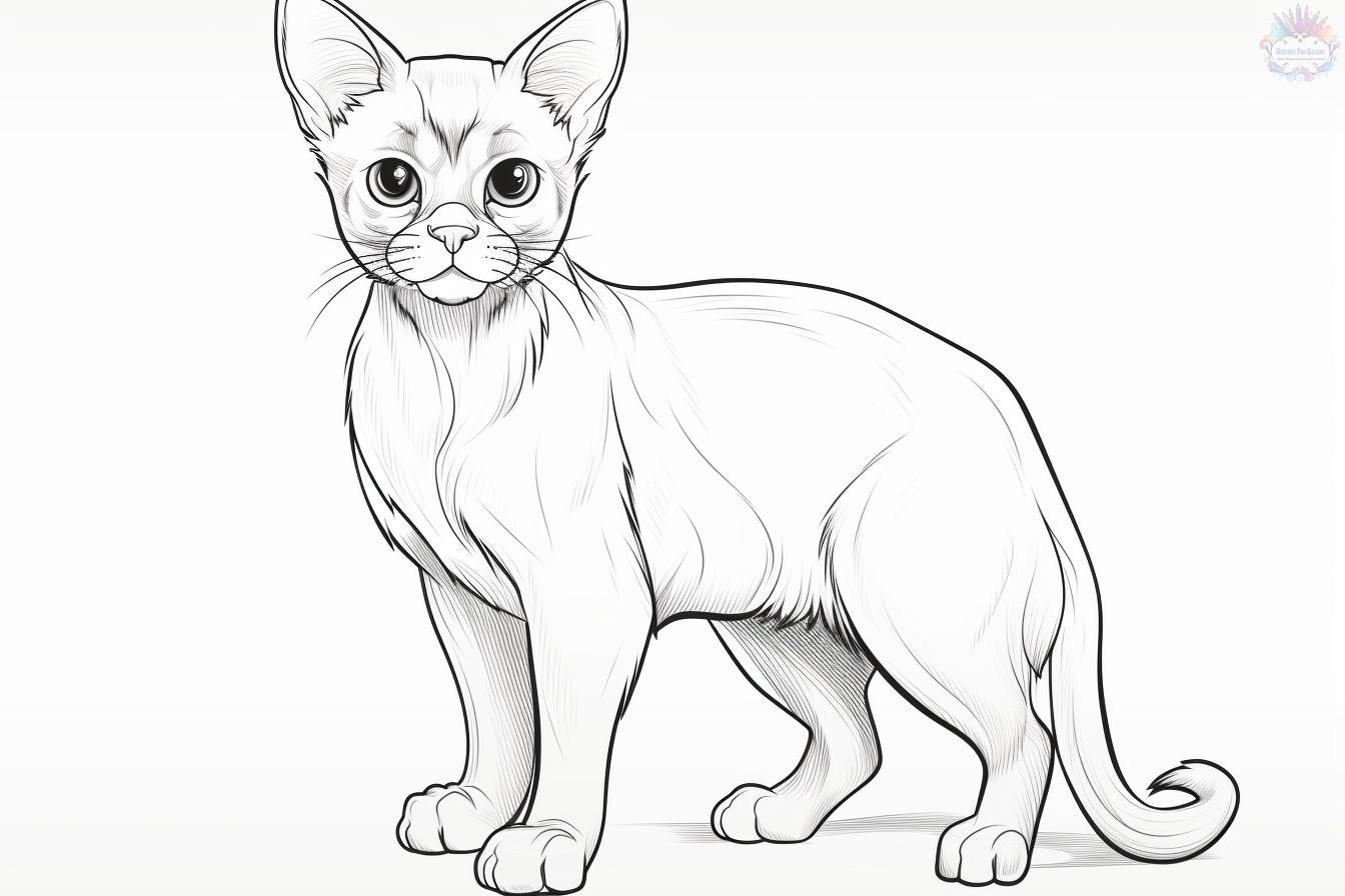 Cat Coloring Pages