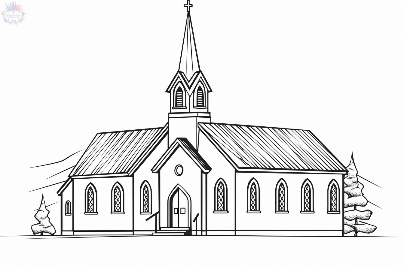 Church Coloring Pages