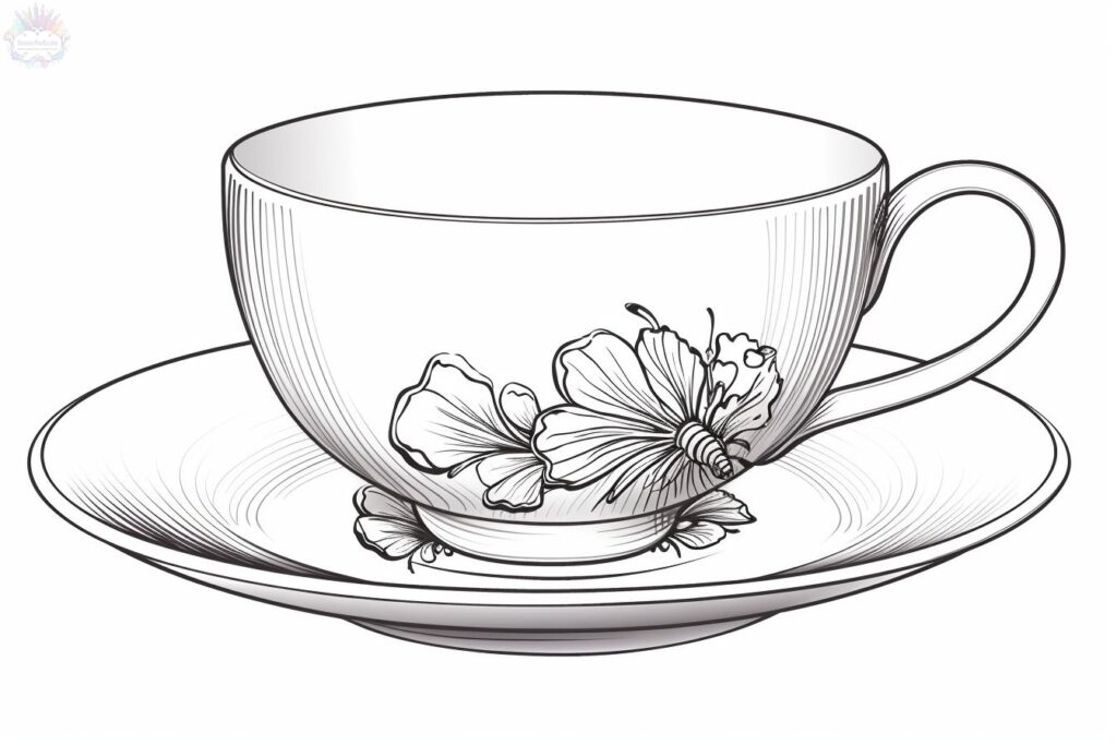Cup Coloring Pages