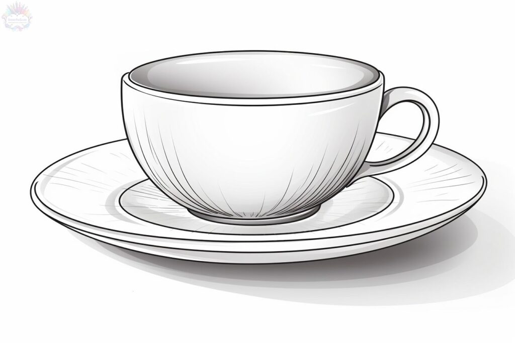 Cup Coloring Pages