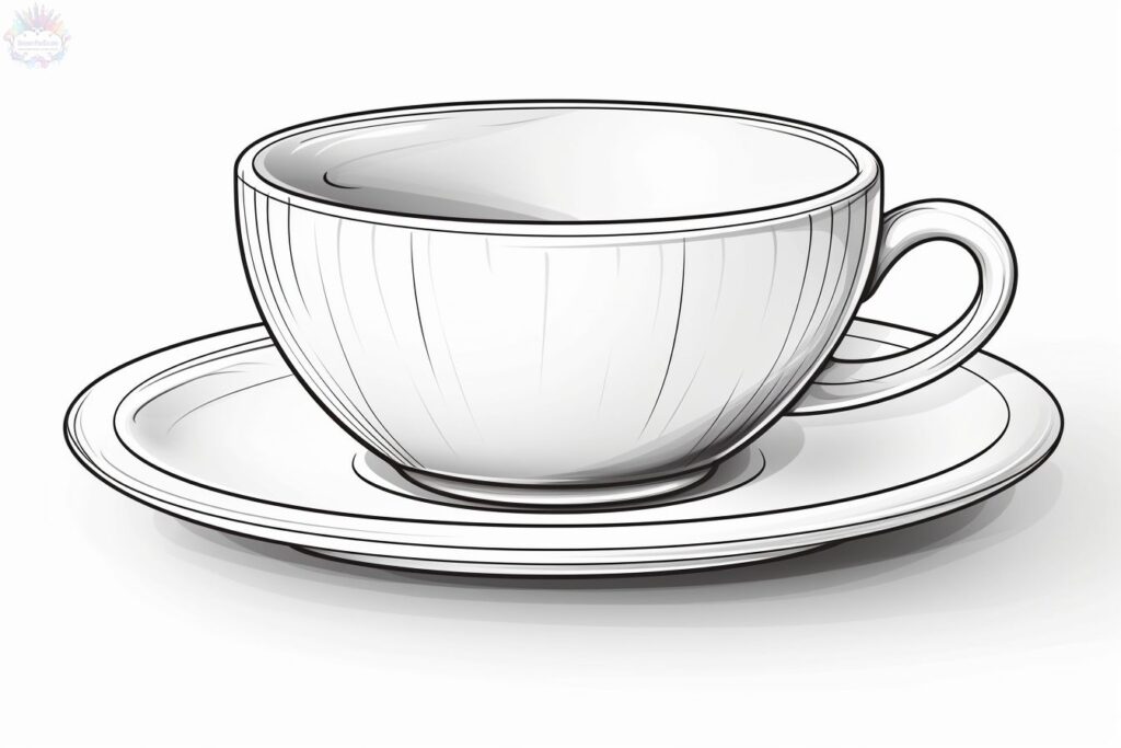 Cup Coloring Pages