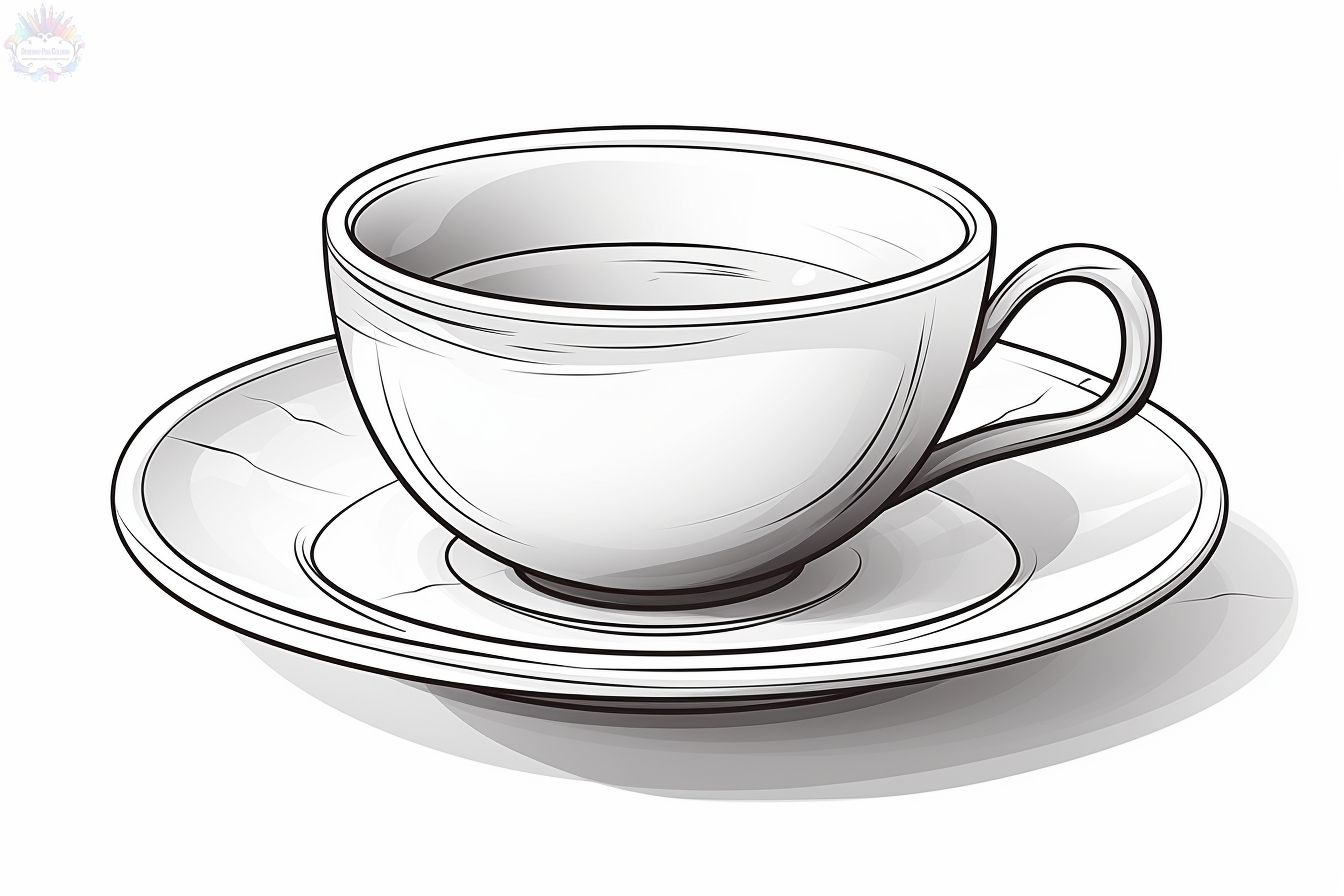 Cup Coloring Pages