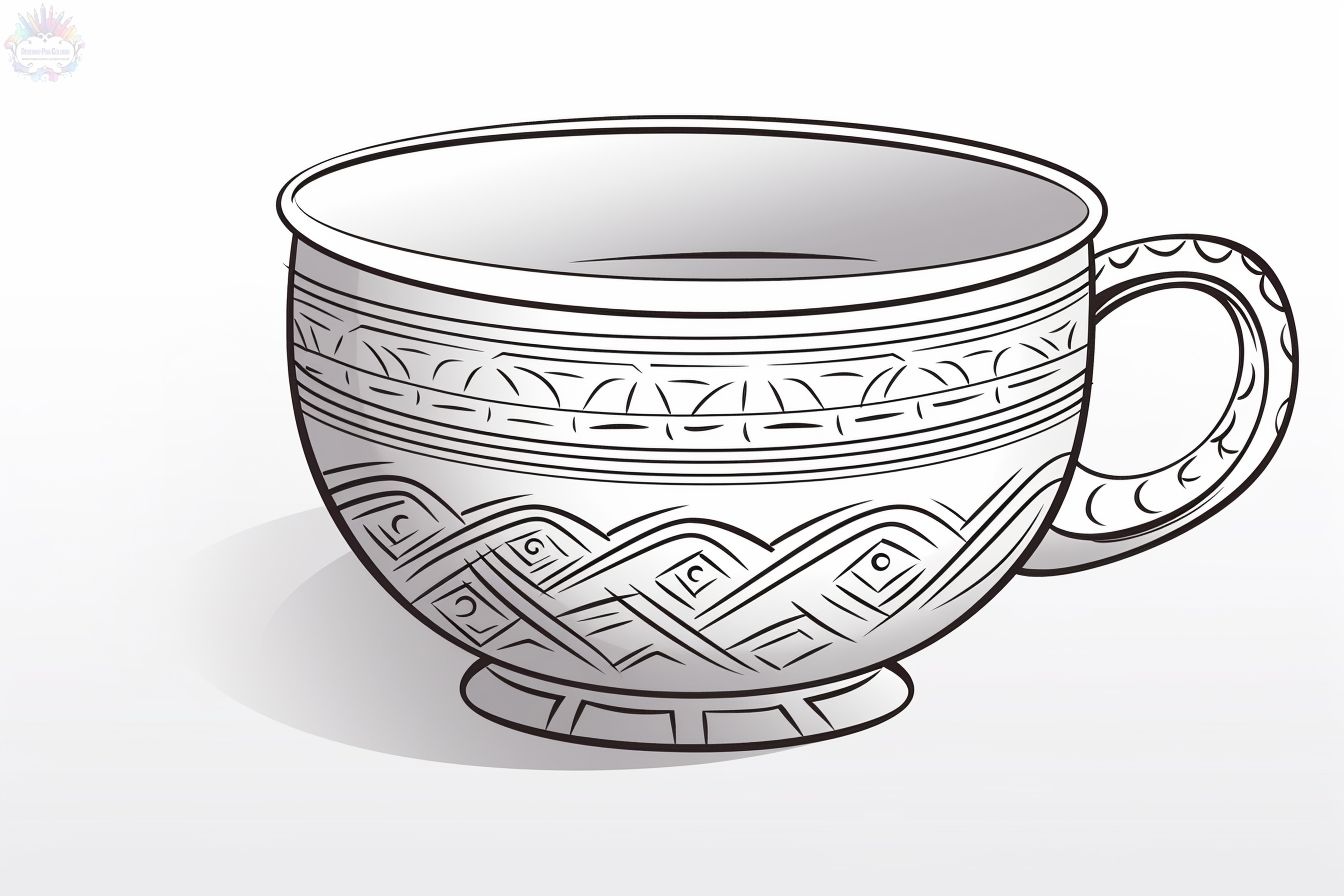 Cup Coloring Pages
