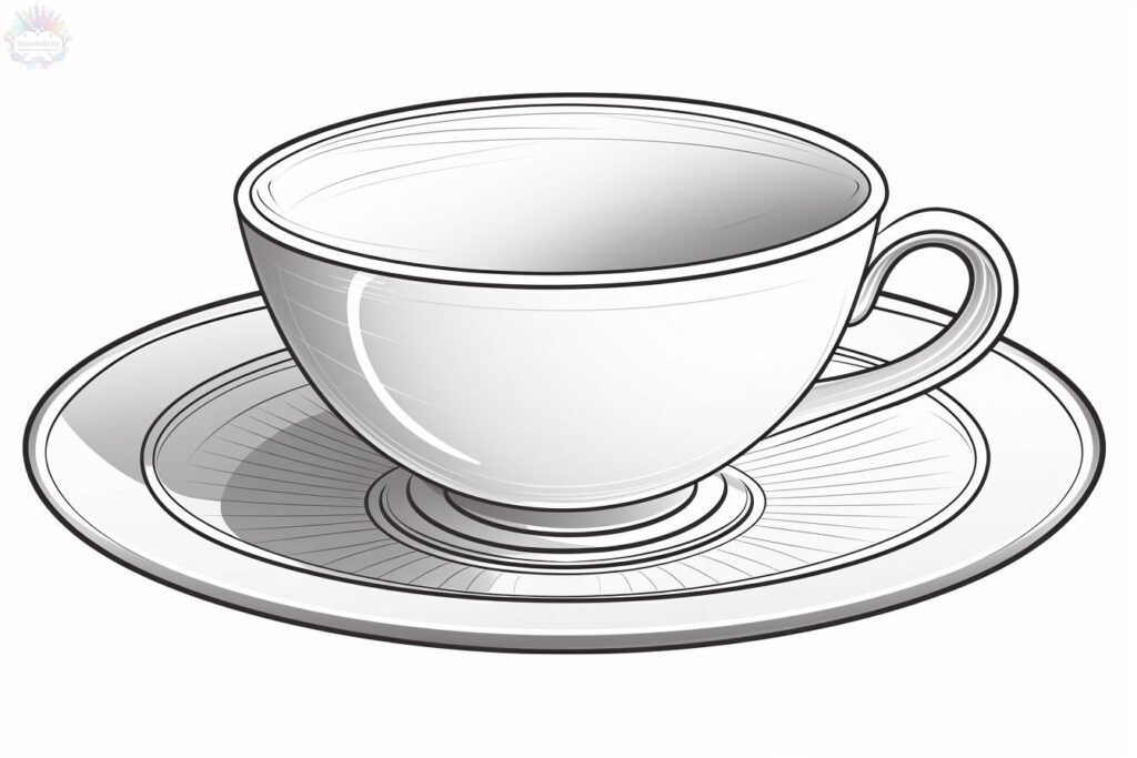 Cup Coloring Pages
