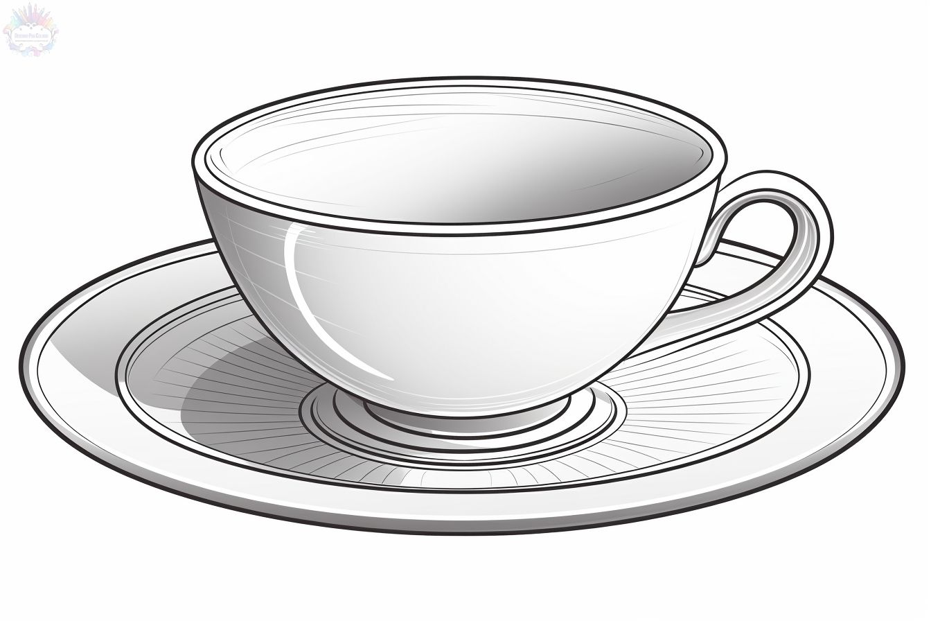 Cup Coloring Pages