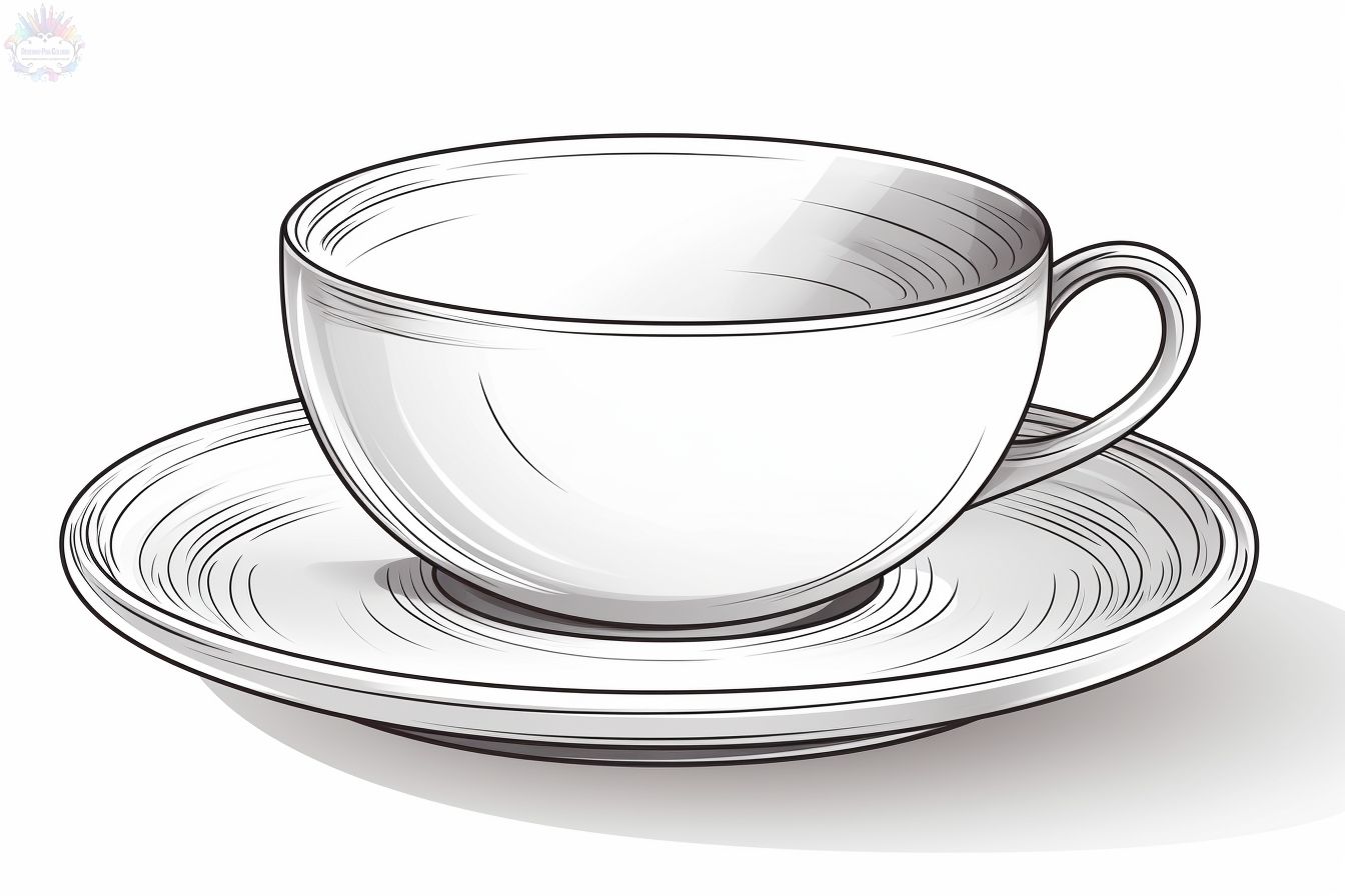 Cup Coloring Pages