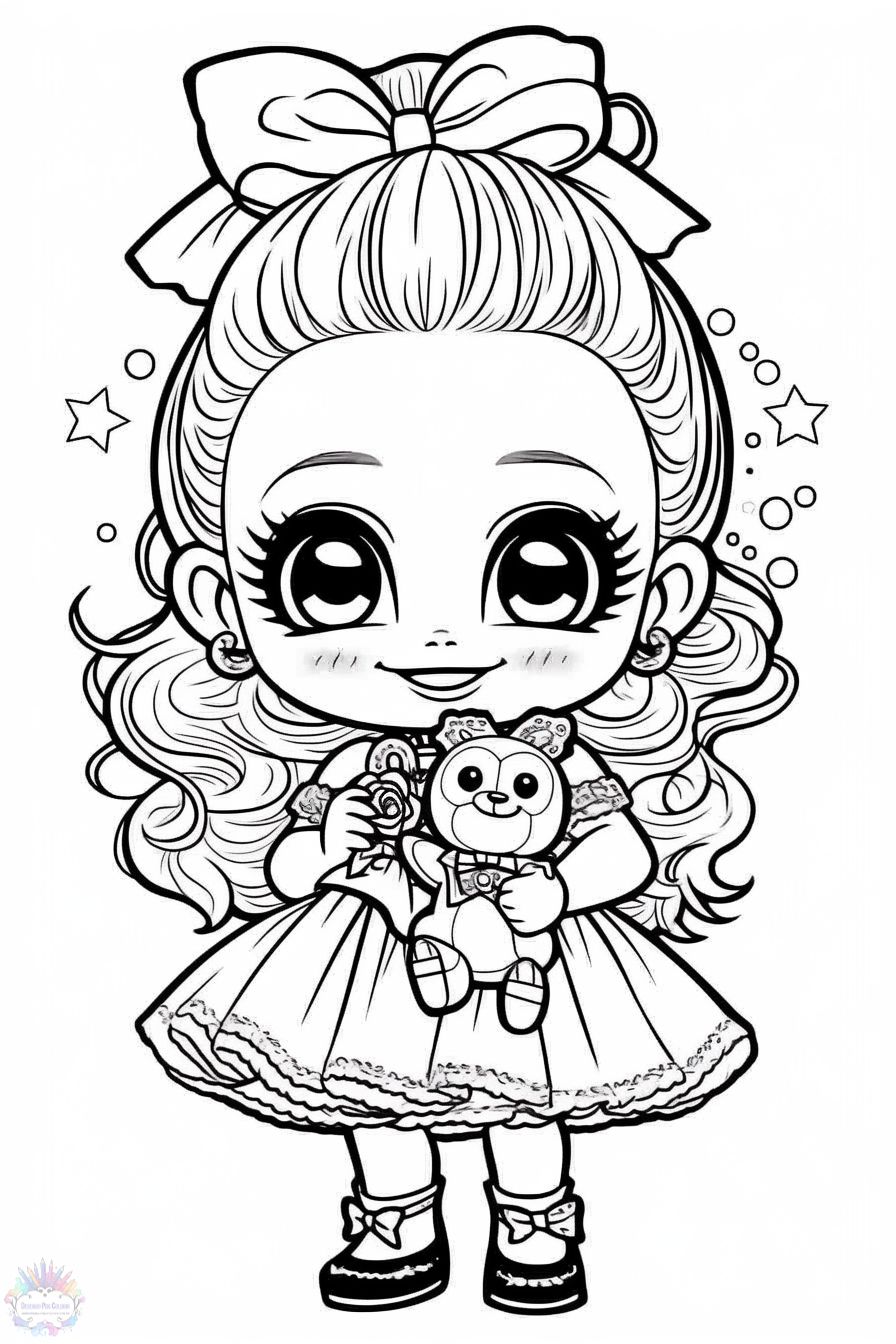Dolls Coloring Pages