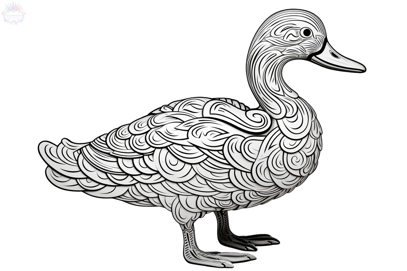 Duck Coloring Pages