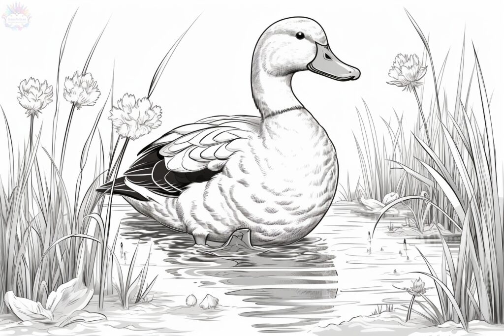 Duck Coloring Pages