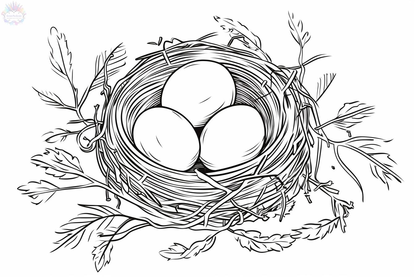 Egg Coloring Pages