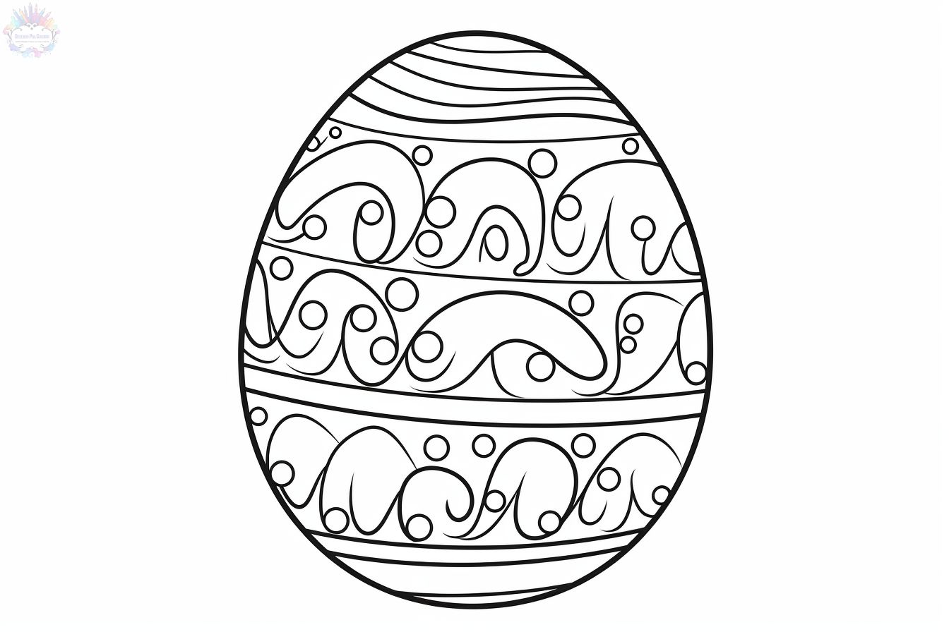 Egg Coloring Pages