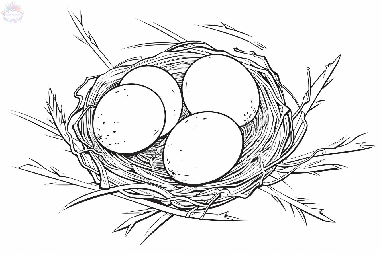 Egg Coloring Pages