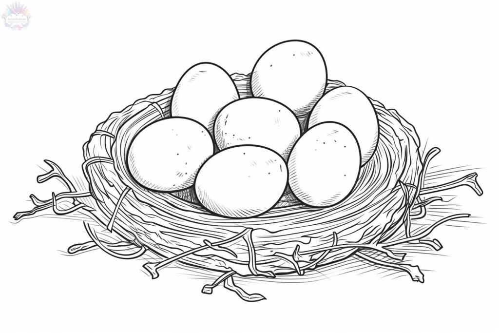 Egg Coloring Pages