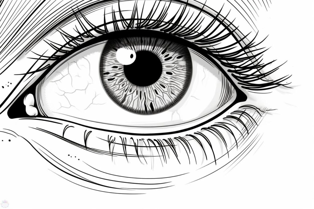 Eyes Coloring Pages