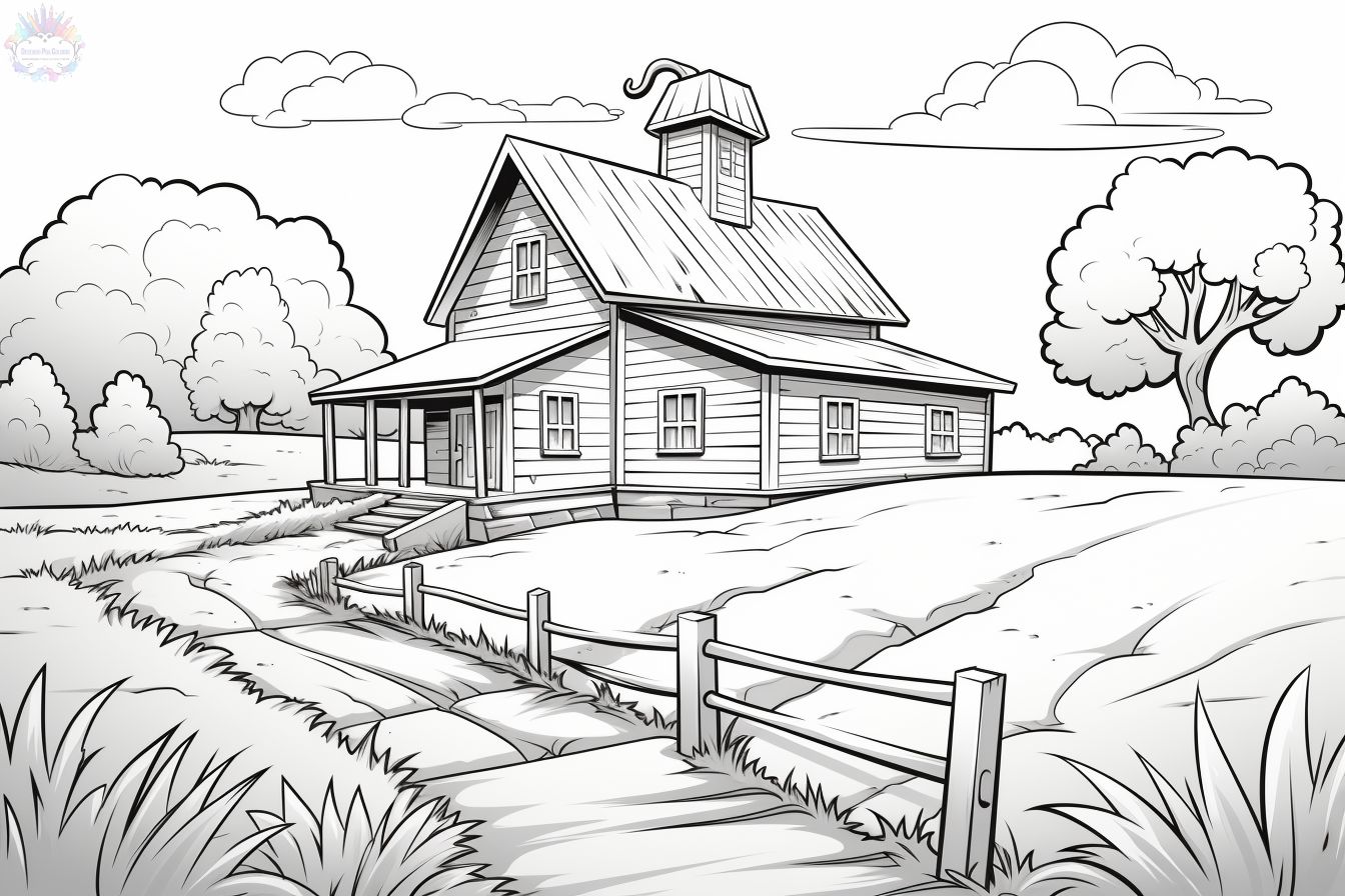 Farm Coloring Pages