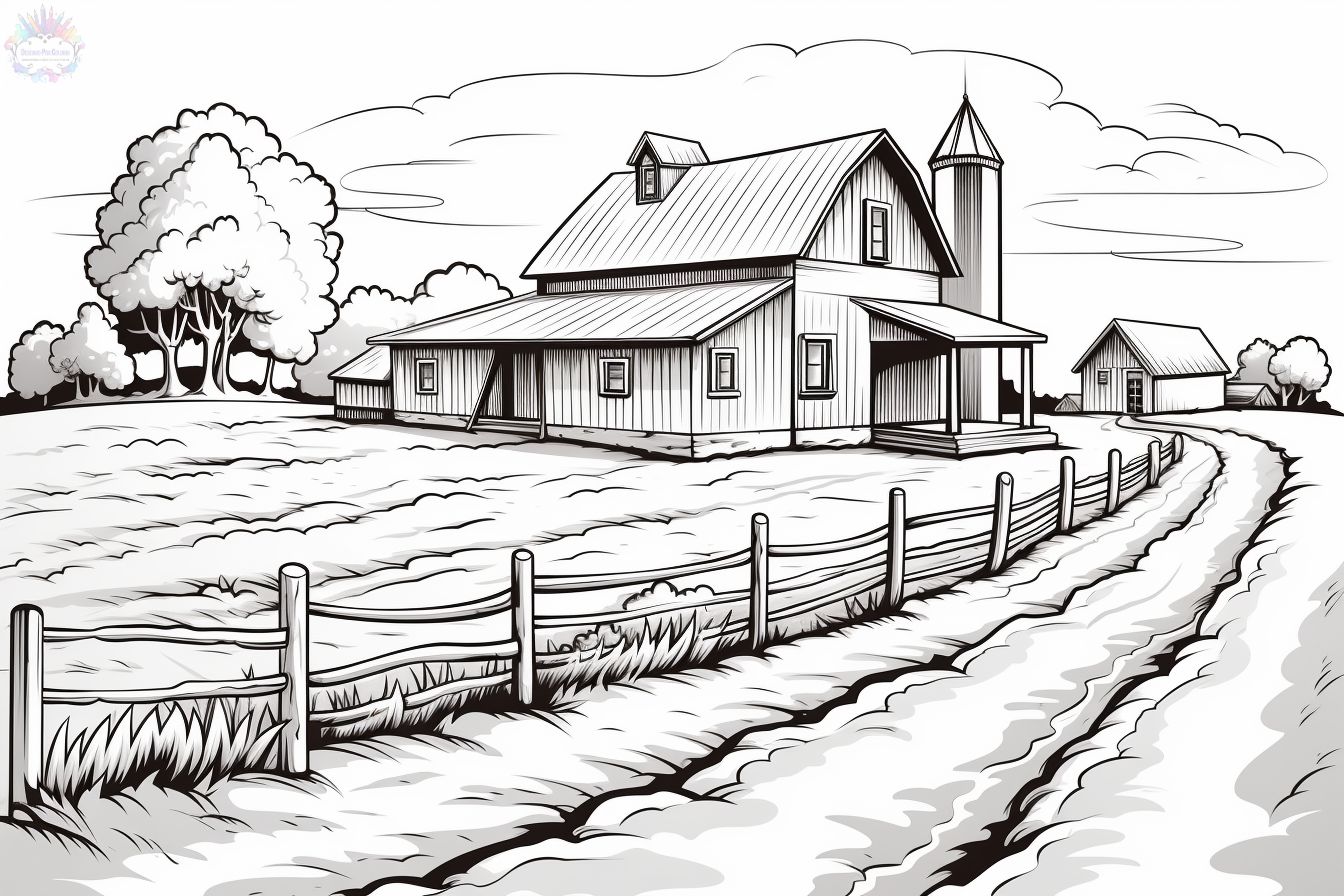 Farm Coloring Pages