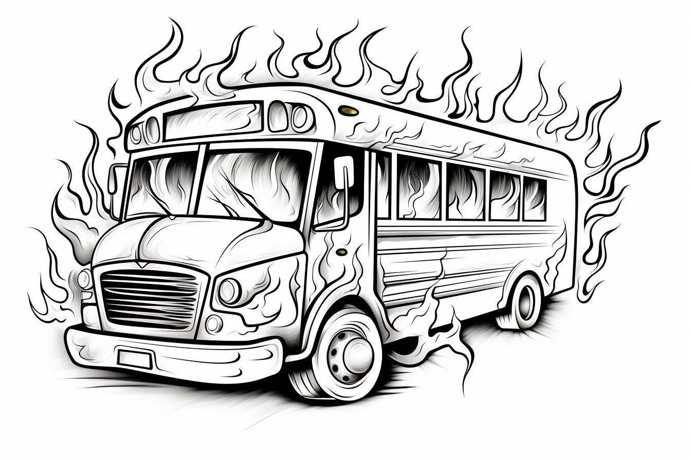 Fire Coloring Pages