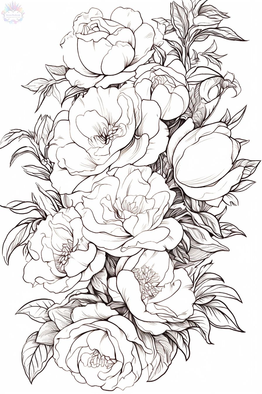 Flowers Coloring Pages