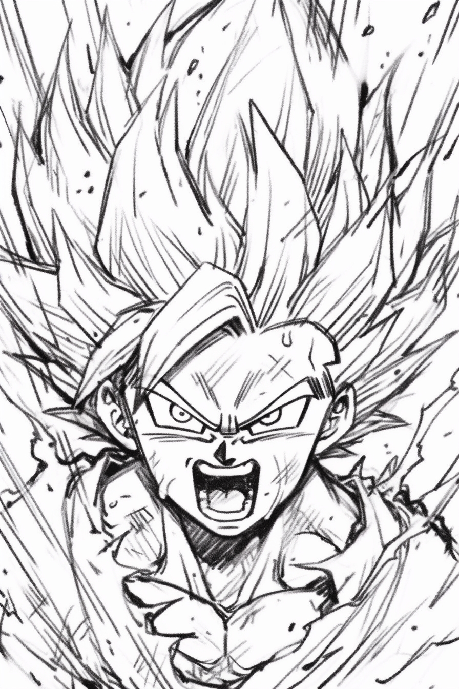 Goku Coloring Pages